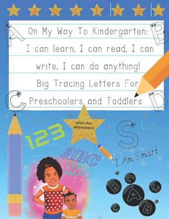 On My Way To Kindergarten: Big Tracing Letters For Kids - You Can Make ...